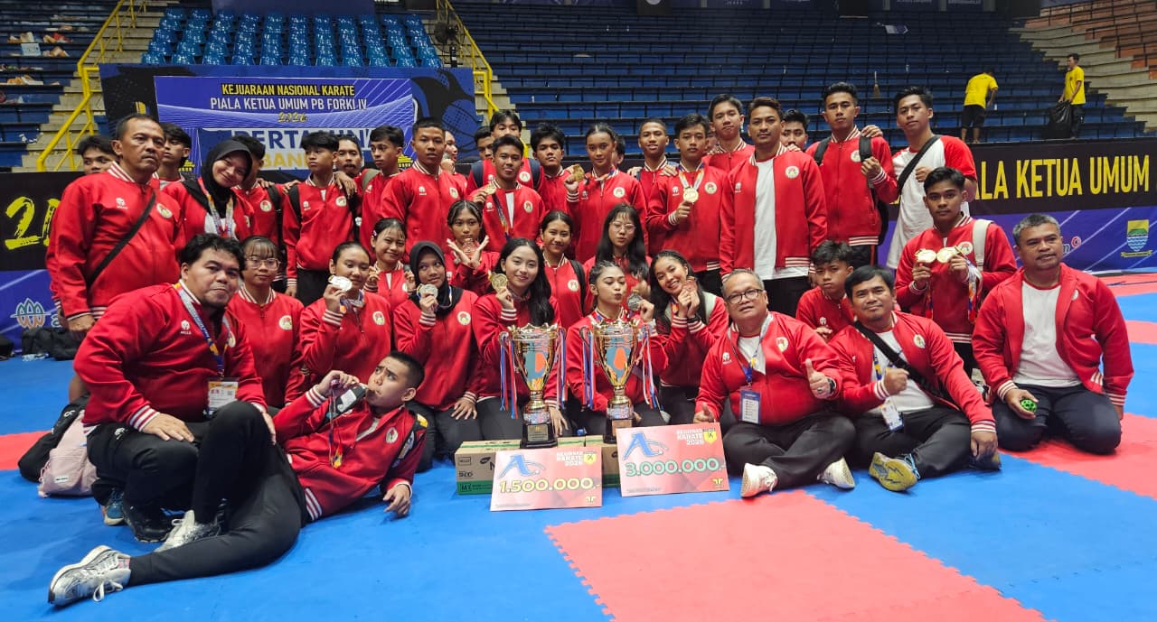 DOMINASI PEROLEHAN MEDALI, INKAI JUARA UMUM KEJURNAS FORKI